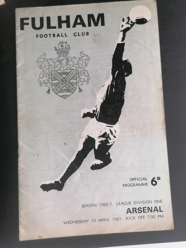 1960's Arsenal Away Programmes- League and Cup - 1966-1970 - Choose ...