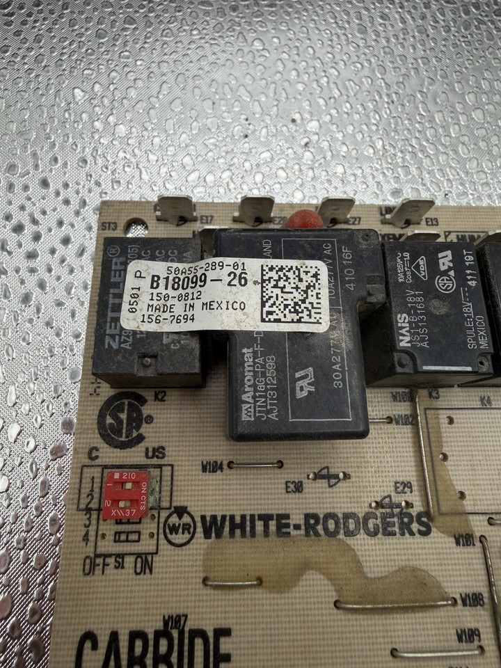 White Rodgers B18099-26 Furnace Control Circuit Board 50A55-289 | eBay