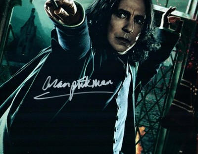Alan Rickman autographed signed 8x10 Photo Picture pic Reprint | eBay