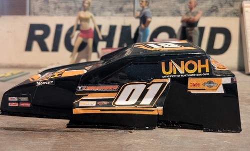 1/32 Painted #01 UMP Dirt Modified Fits Womp Chassis Lexan Slot Car ...