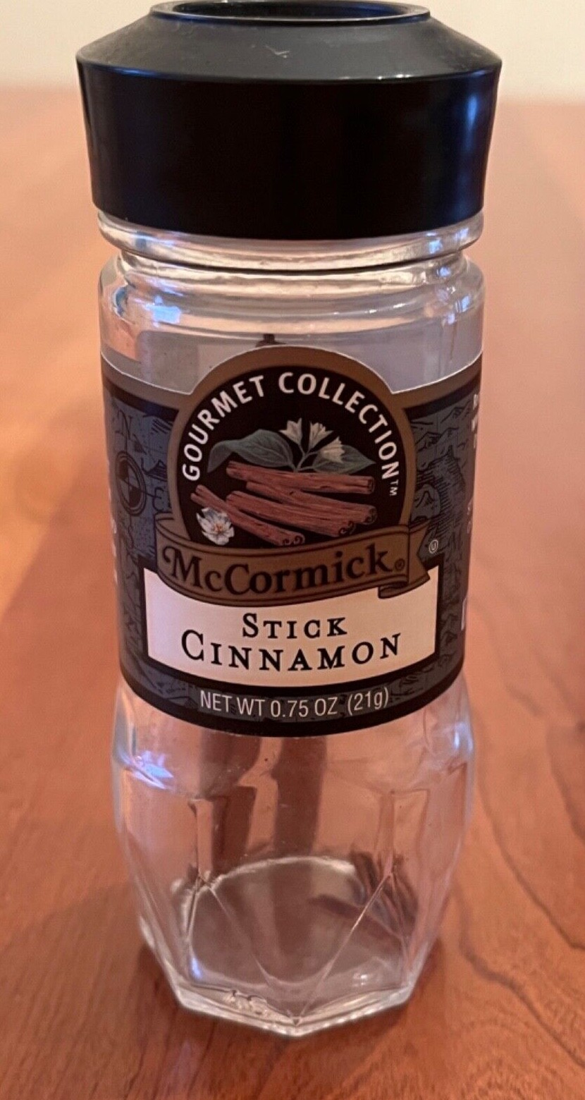 McCormick Gourmet Collection Spice Jars Black Lid Kitchen Decor YOUR ...