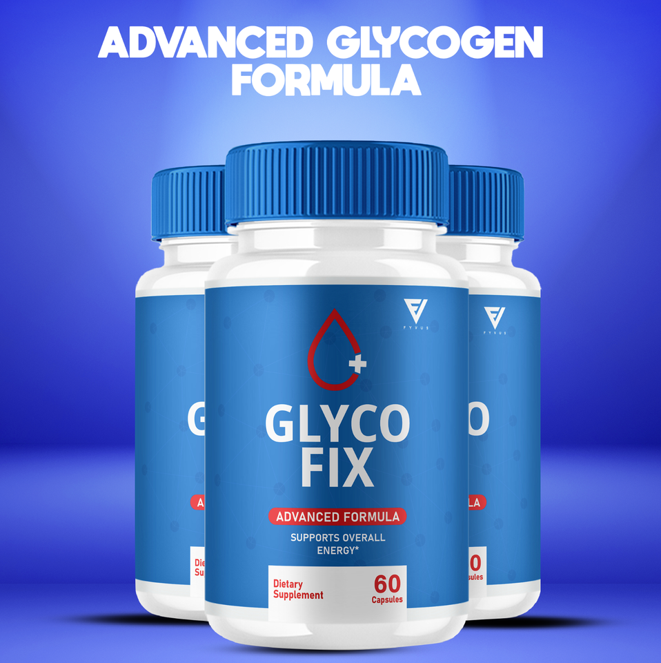 (3 Pack) Glyco Fix Advanced Formula Blood Support GlycoFix Pills (180 ...