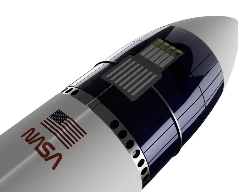 SpaceX and Nasa Starship HLS Artemis 3 Lunar Lander Kit Model 1:200 ...