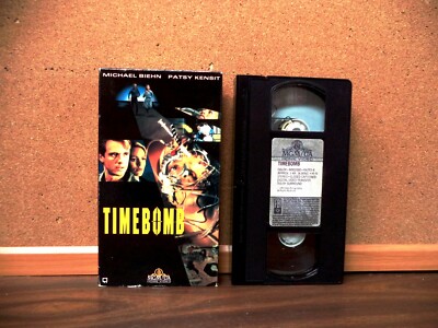 TIMEBOMB (VHS 1992) Michael Biehn, Patsy Kensit, Tracy Scoggins, Robert ...