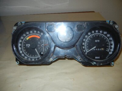 70-73 Pontiac Trans Am Dash Cluster Gauges 160 MPH 8k Tack Instrument ...