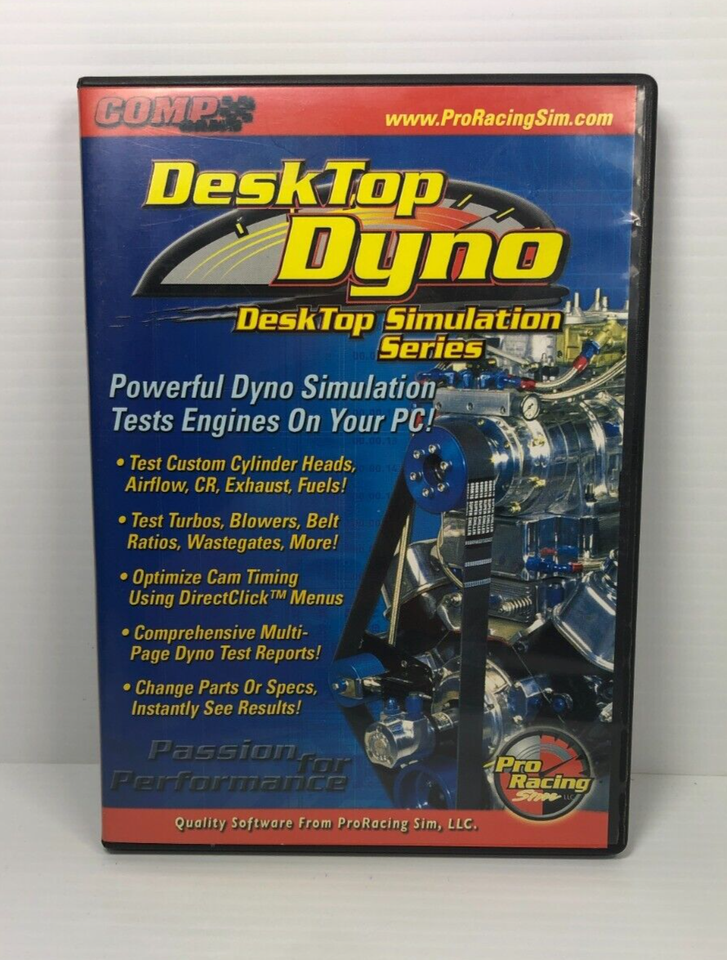 COMP Cams DeskTop Dyno Simulation Software Part 186010 ProRacingSim | eBay