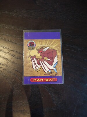 The Adventures of Batman and Robin Pop-out Card. #P9 Man-Bat | eBay