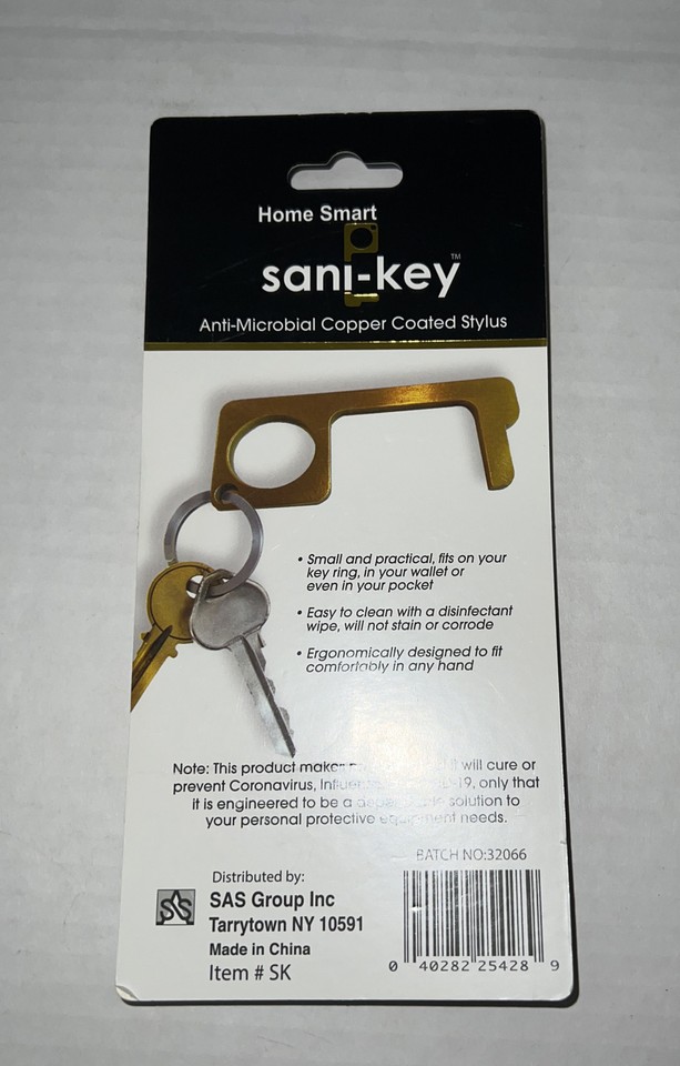 Home Smart SANI-KEY No Touch Copper-coated Stylus Anti-Microbial NEW | eBay