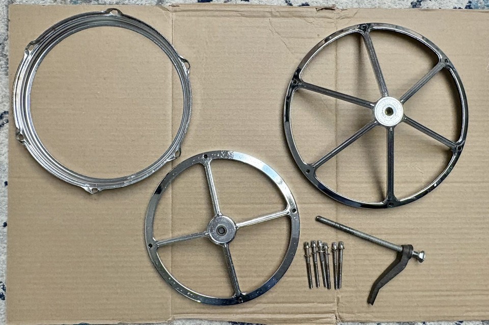 REMO ROTO TOM 10” Chrome Vintage! L@@K! | eBay