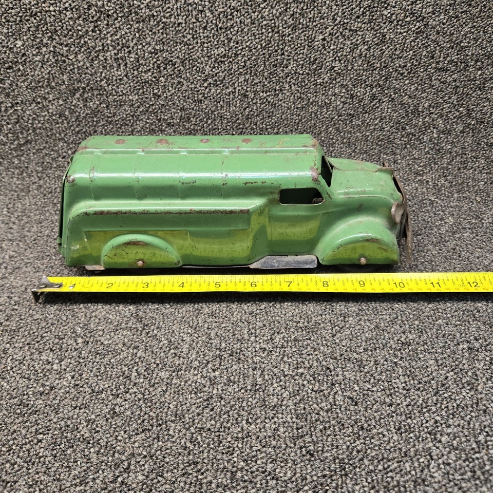 Vintage 1930's Wyandotte/Marx Toy Pressed Steel Delivery Truck (1 ...