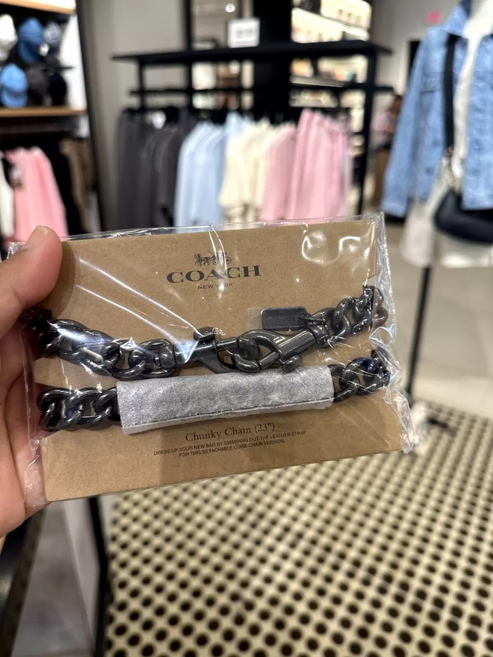 Coach CHUNKY CHAIN STRAP NEW AUTHENTIC BAG HANDLE 23 3/4 Inches CR457 ...