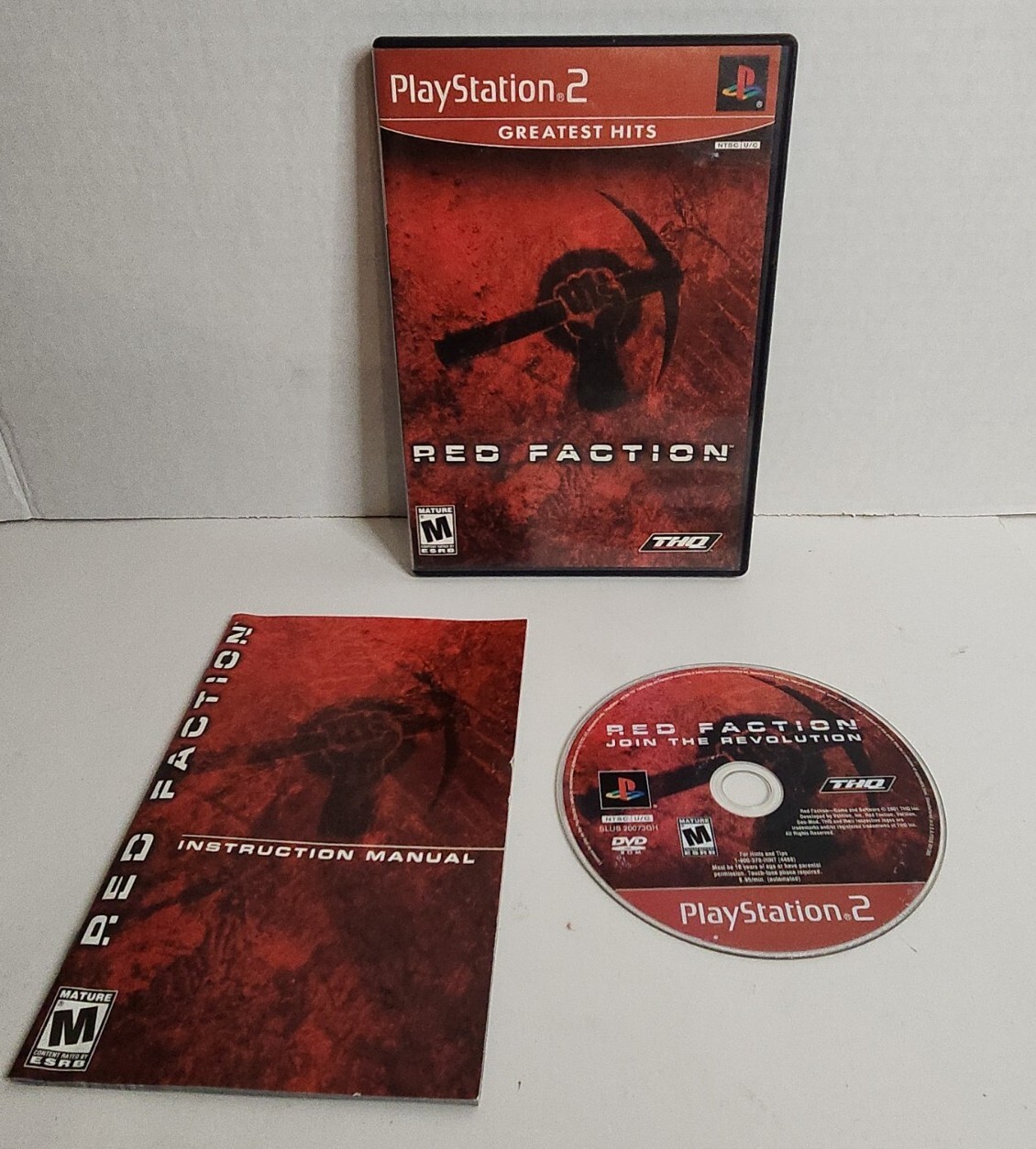 Red Faction (PlayStation 2 PS2, 2002) VGC Complete CIB Manual ...