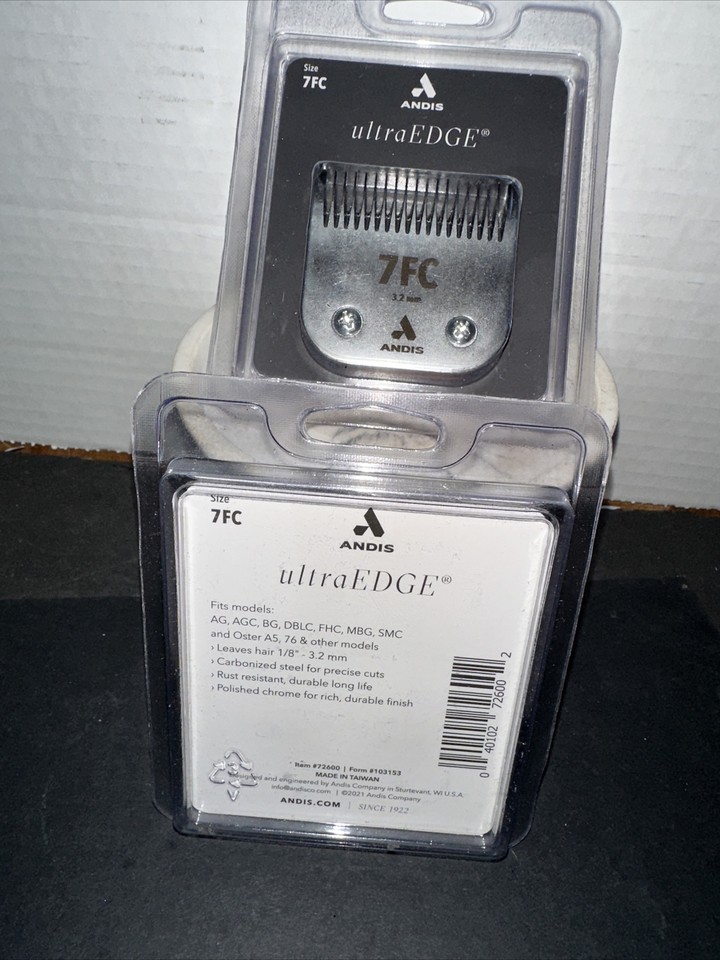 Andis UltraEdge Blade 7FC 3.2mm -Fits AG, AGC, BG, FHC, DBLC, MBG, SMC ...