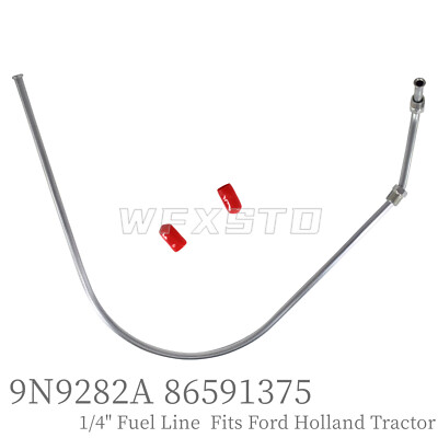1/4" Fuel Line 9N9282A 86591375 Fits For Ford New Holland Tractor 9N 8N ...