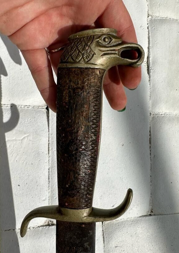 SPANISH AMERICAN WAR RARE ANIMAL TYPE Army Machete Sword MAMBISES 1870s ...