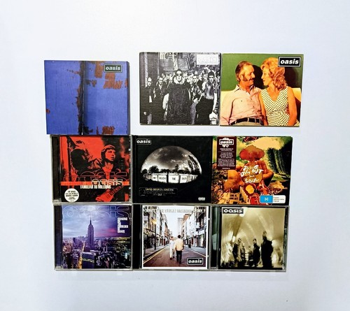 7x Oasis CD Albums & 2x CD Single Bundle UK Rock N Roll Legends ...