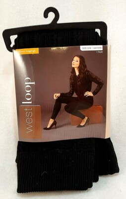 West Loop Fleece Leggings Black, Gray, Navy, or Cranberry in Size S/M ...