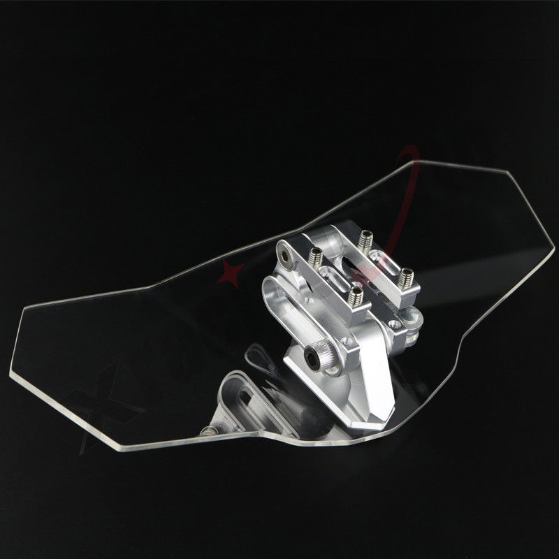 Fit For BMW R1100S Clear All Years Clip On High Windshield Windscreen ...