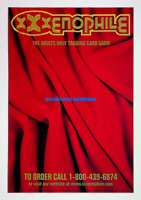 XXXenophile Palliard Press TCG Cards 1996 Trade Print Magazine Ad ...