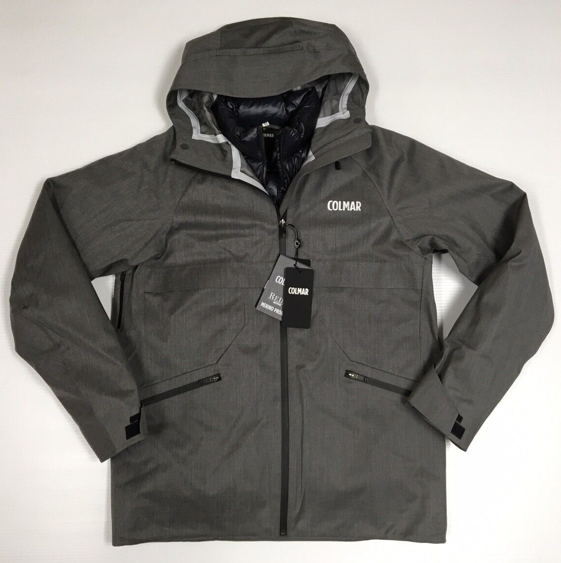 Colmar X Reda 3 In 1 RECCO 750 Down Reflective Rescue Rain Ski Snow ...