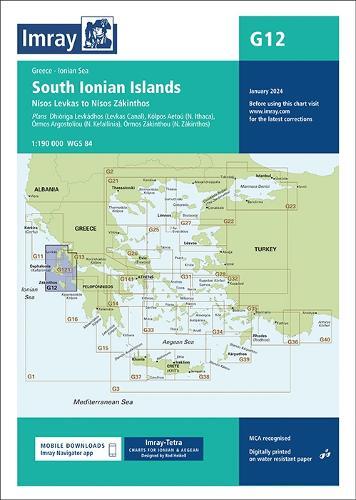 G12 South Ionian Islands (Map) G Charts 12 | eBay