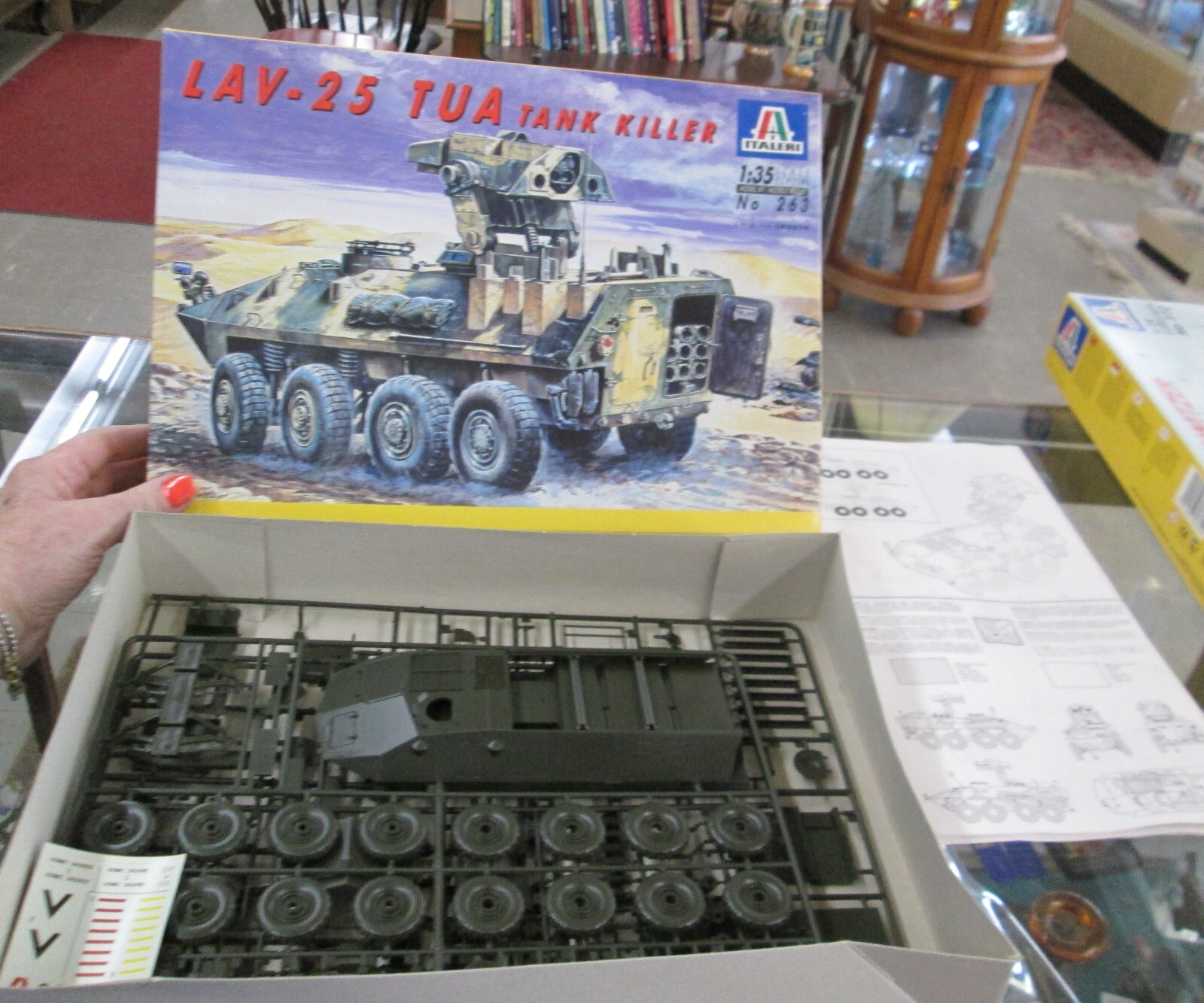 1983 Italeri 1:35 LAV-25 TUA Tank Killer un-assembled model #263 NIB | eBay