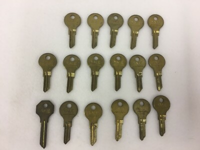 Vintage Yale Brand Blank Blanks Key Keys Lot of 17 | eBay
