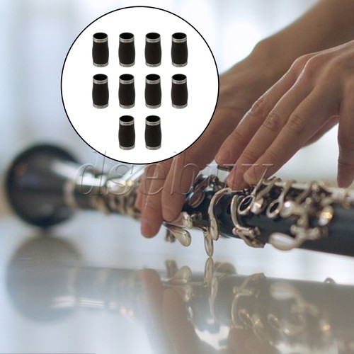 10 Pieces Black Clarinet Barrels for Tuning Tube Pitch Supply 2.36x1.3 ...