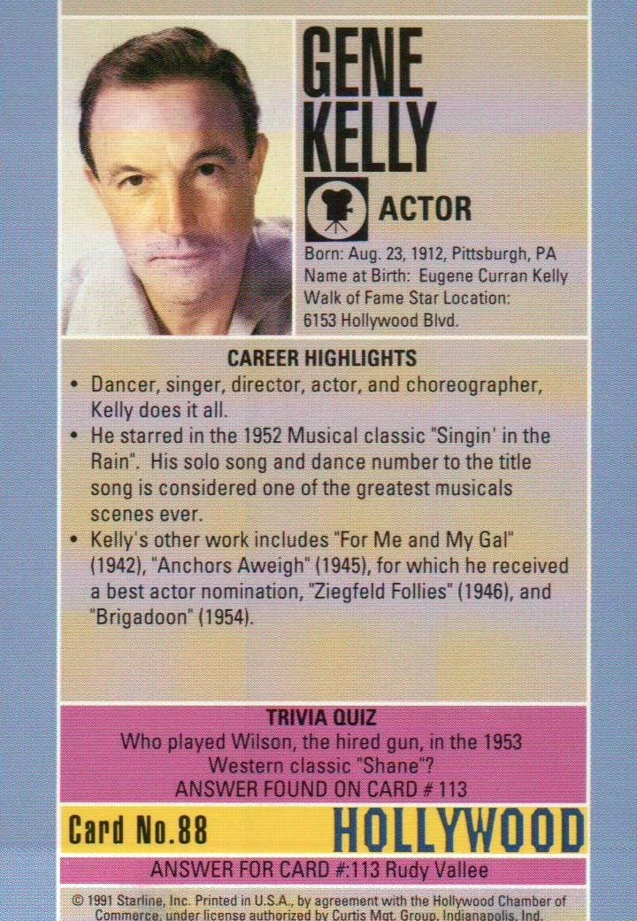 Fame Gene Kelly