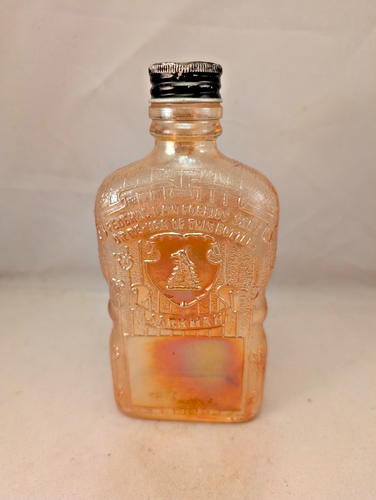 Carnival Glass JACKMAN (Wolf) Whiskey Bottle half-pint - NOT Golden ...
