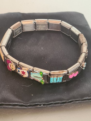 DlinQ Italian Charms Bracelet, 16 charms, hello kitty, best friend in a ...