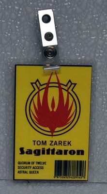 Battlestar Galactica ID Badge-Sagittaron Representive Tom Zarek | eBay