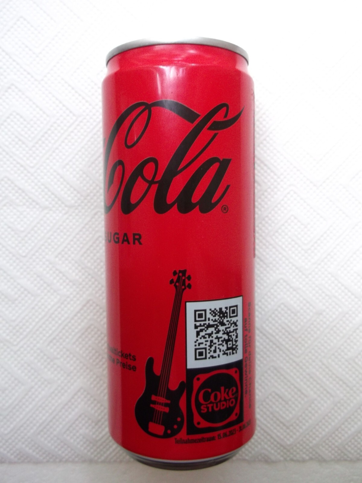 COCA COLA ZERO COKE STUDIO 2023 GERMANY empty can 330ml top opened | eBay
