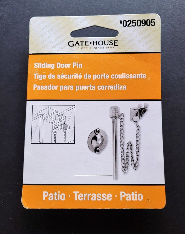 Gate House Sliding Patio Door Pin Lock Window #0250905 NEW! | eBay
