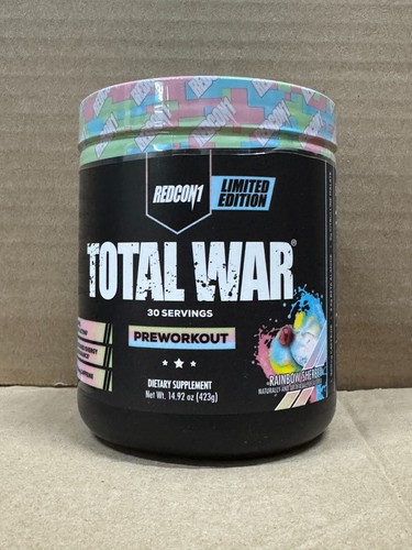 REDCON1 TOTAL WAR Pre Workout 30 Serv Energy Focus Free Ship Free ...