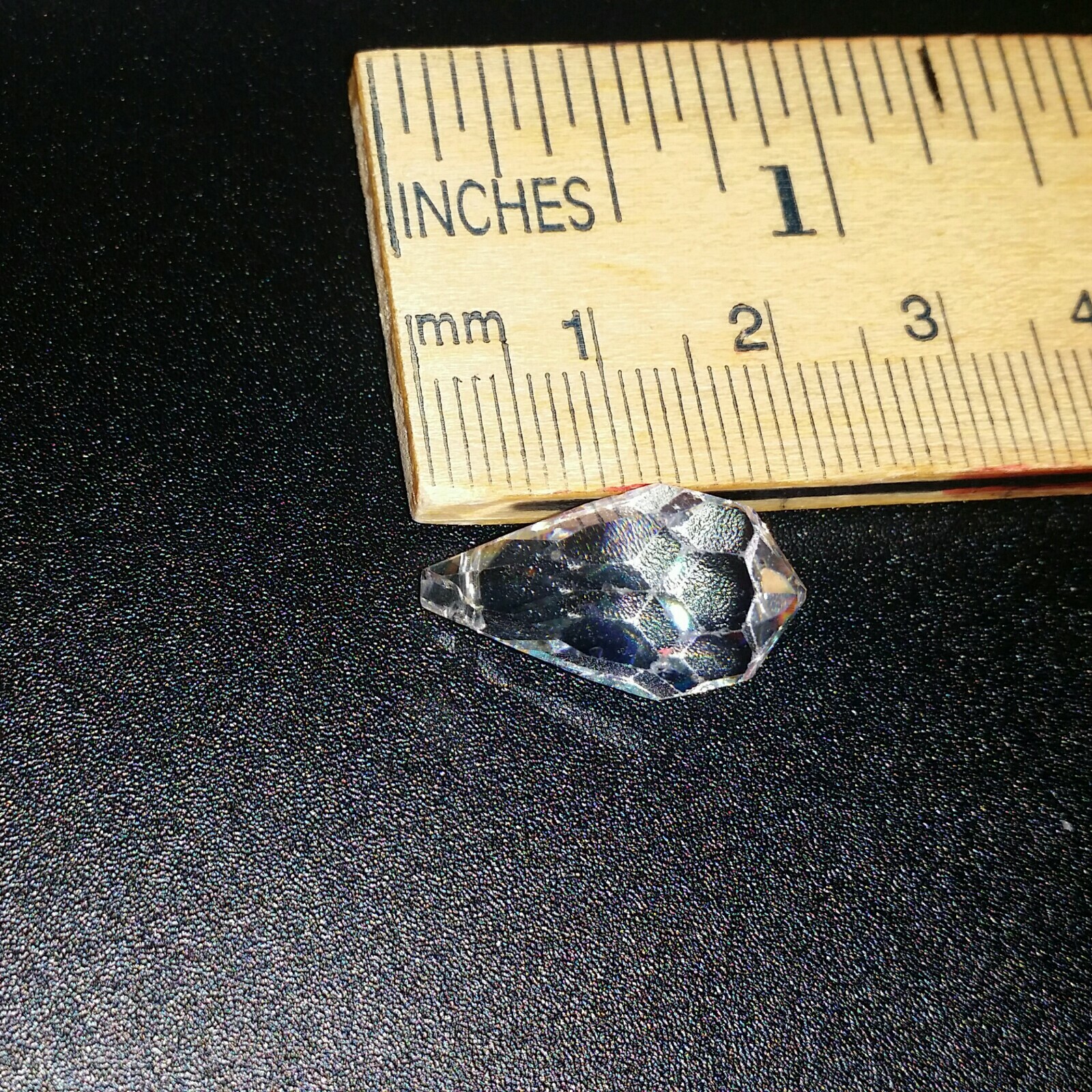 Crystal Single Tear Drop Faceted | eBay