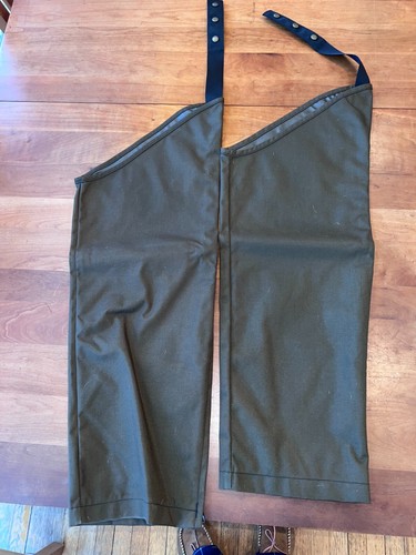 Cabelas Upland Leg Chaps Brown Hunting 100% Nylon | eBay