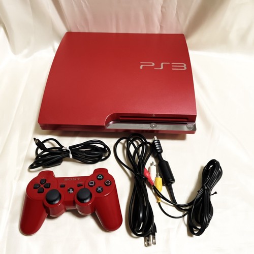 SONY PlayStation 3 PS3 320GB CECH-3000B Scarlet Red Console Jp ...