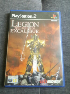LEGION THE LEGEND OF EXCALIBUR ORIGINAL BLACK LABEL SONY PLAYSTATION 2 ...