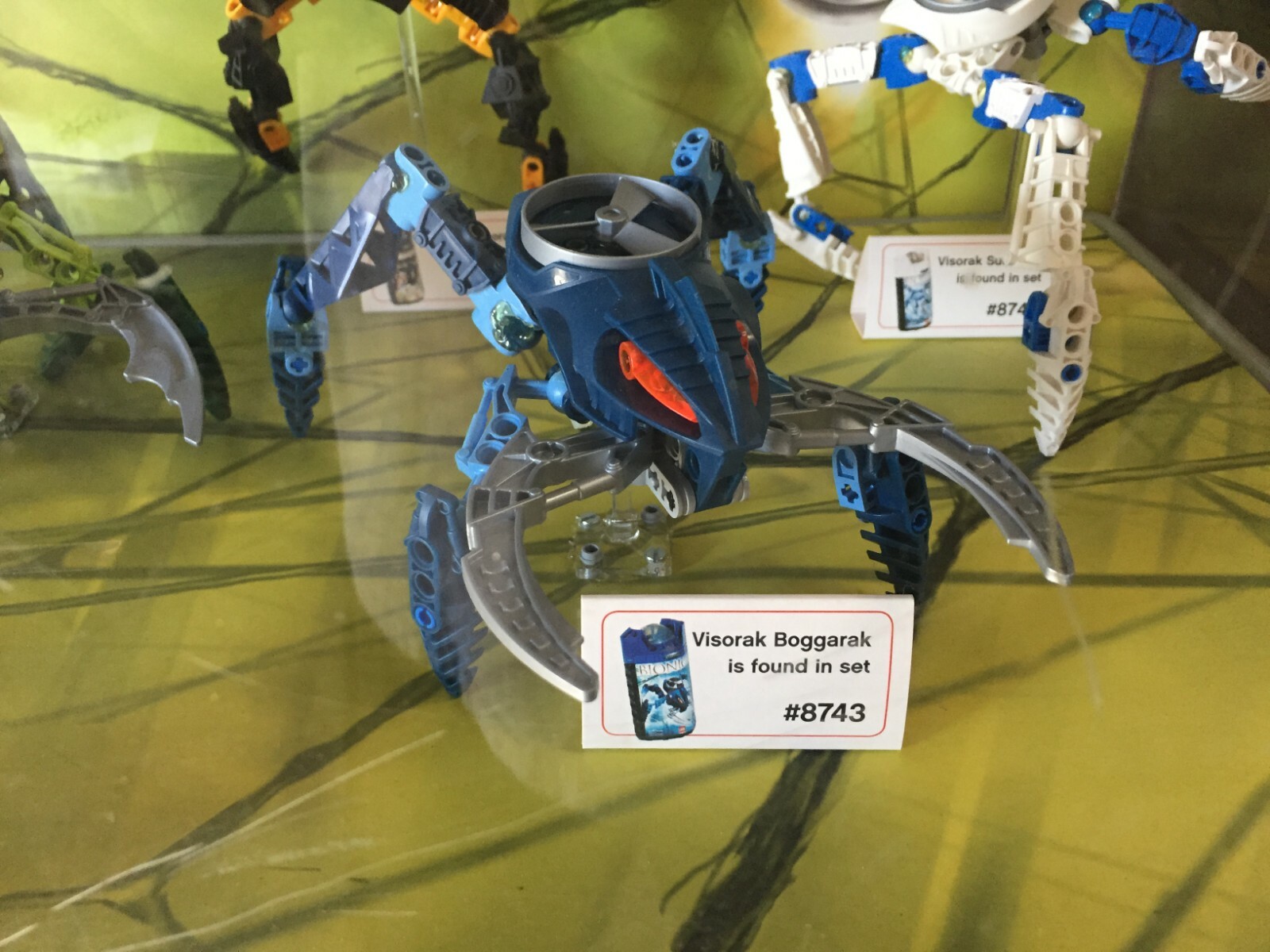 LOT OF 6 LEGO BIONICLE VISORAK STORE DISPLAY | eBay