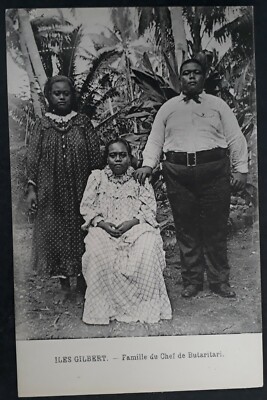 RARE Undated Gilbert Islands Postcard "Natives" Unused | eBay Australia