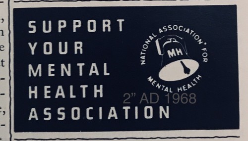 2” AD 1968 Mental Health Association PRINT ADVERTISEMENT Vintage | eBay
