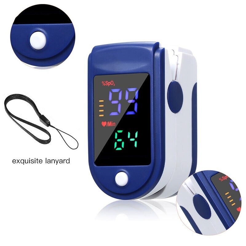 Fingertip Pulse Oximeter SpO2 Blood Oxygen Saturation Heart Rate ...