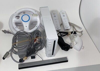 Nintendo Wii RVL-101 Console and Controllers- Tested 45496880019 | eBay