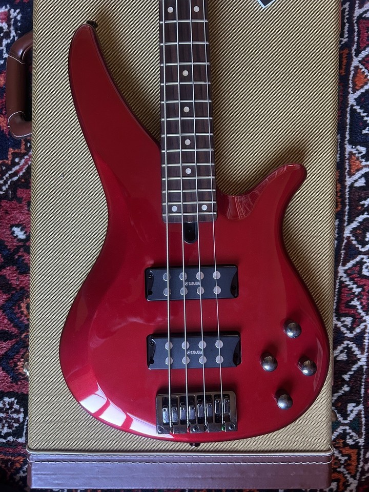 Yamaha RBX 374 Bass Guitar 4-String, Red, Active, Electric, 24-Fret ...