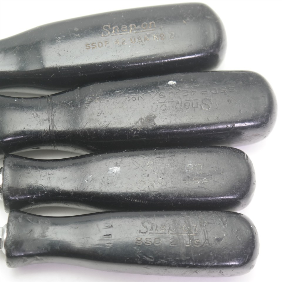 (4) vintage Snap-on Screwdrivers Philips / flat head USA | eBay