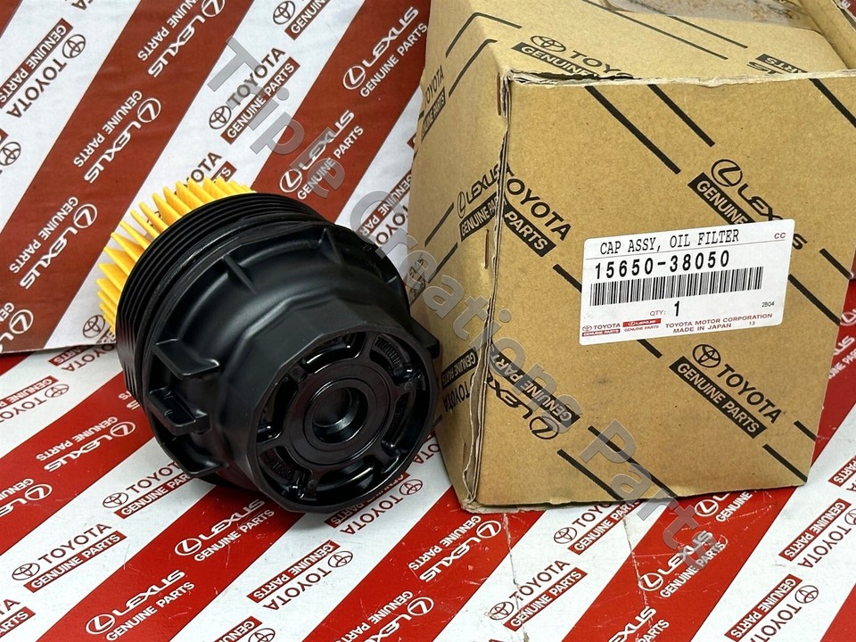 15650-38050 Genuine Toyota Cap Assy Oil Filter W/Elememt 1565038050 OEM ...