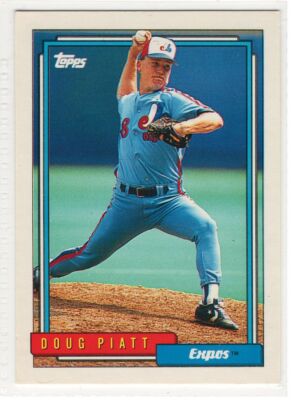 1992 Topps Baseball #526 Doug Piatt Rookie Card RC Expos | eBay