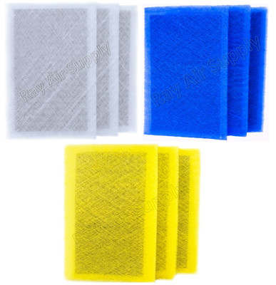 RayAir Supply Replacement Filter Pads Compatible With Pristine Air ...