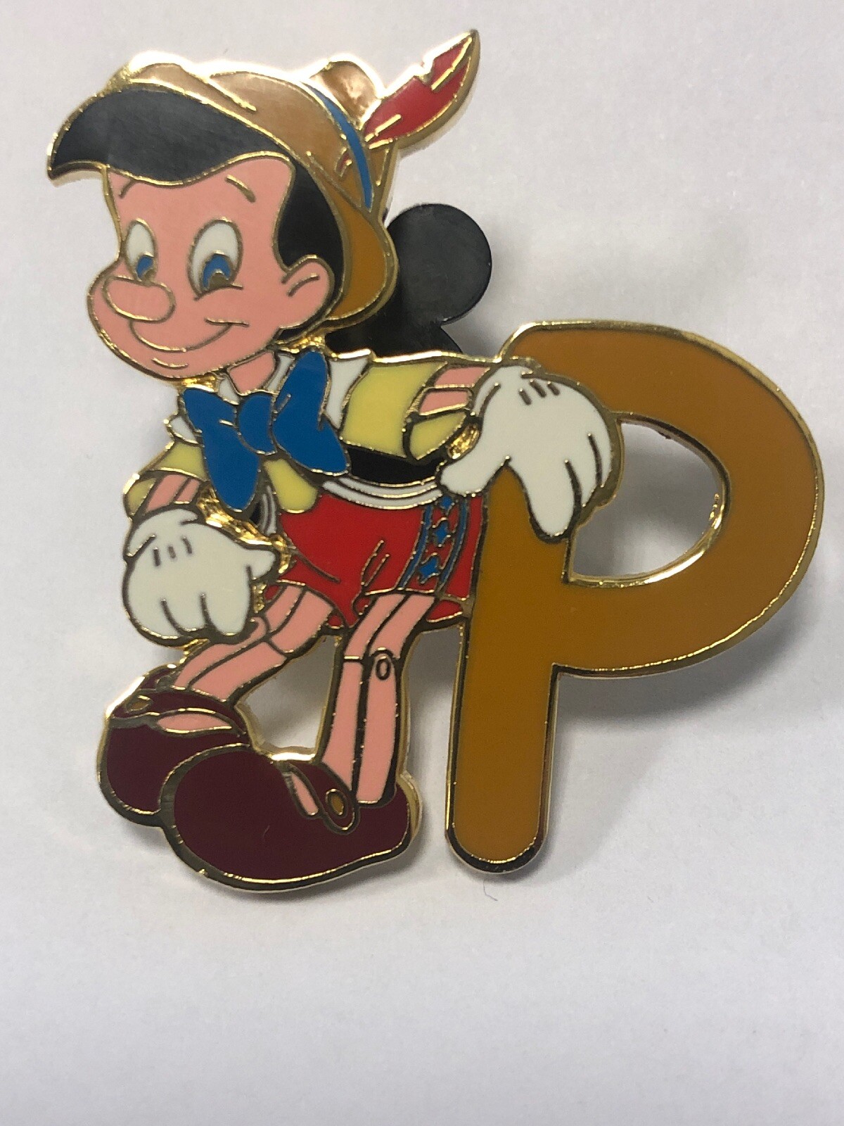 DLR Disneyland Disney Pin Alphabet P Pinocchio 7813 letter | eBay